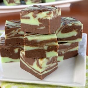 Mint Chocolate Fudge | For the Love of Cooking