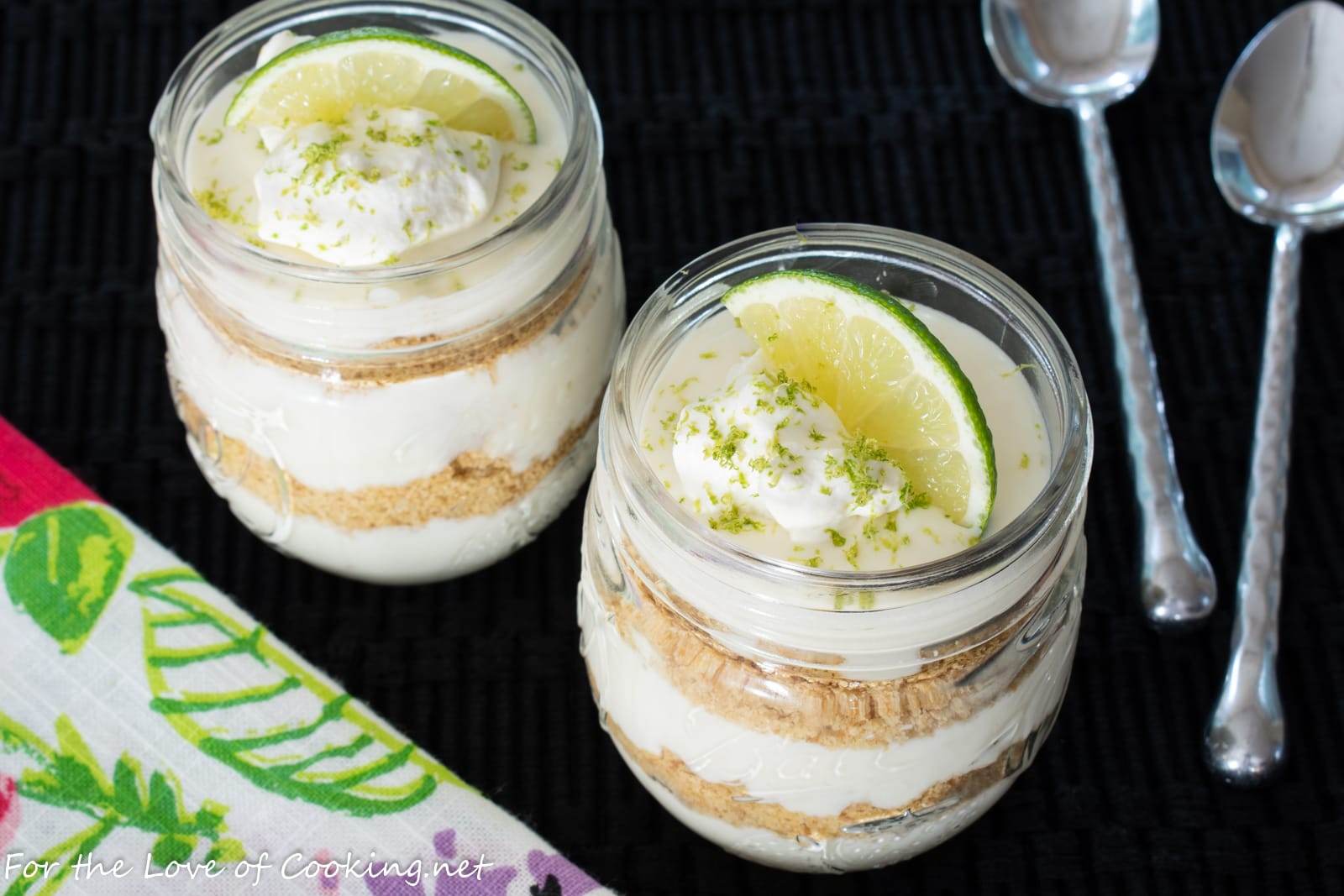 Lime Pie Parfaits | For the Love of Cooking