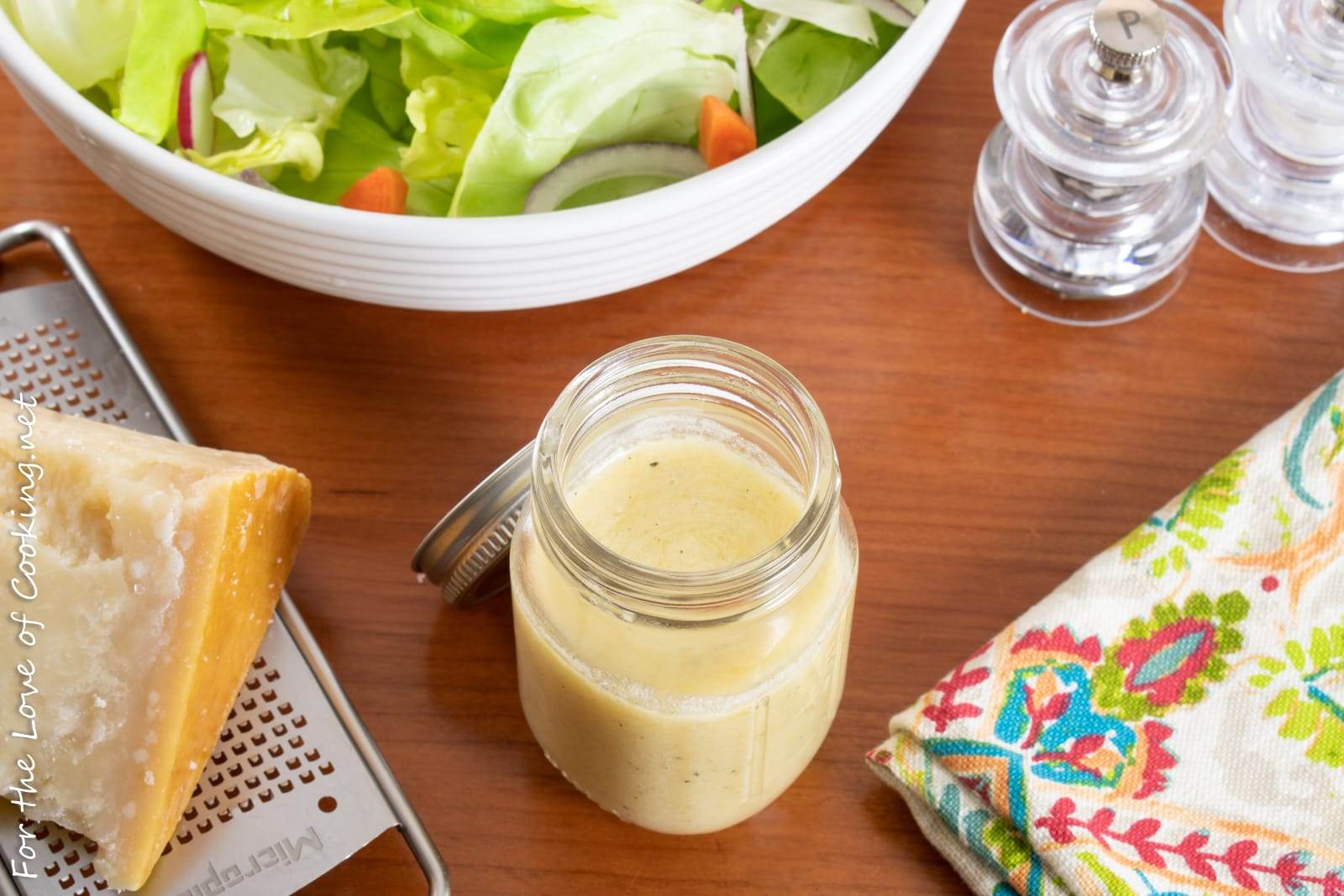 Parmesan Vinaigrette For The Love Of Cooking